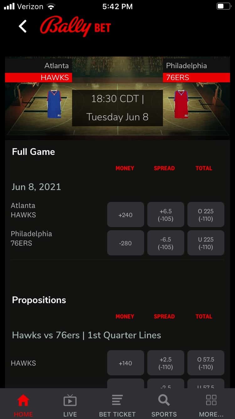 Bally Bet Review And Promo Code: $250 First Bet Match