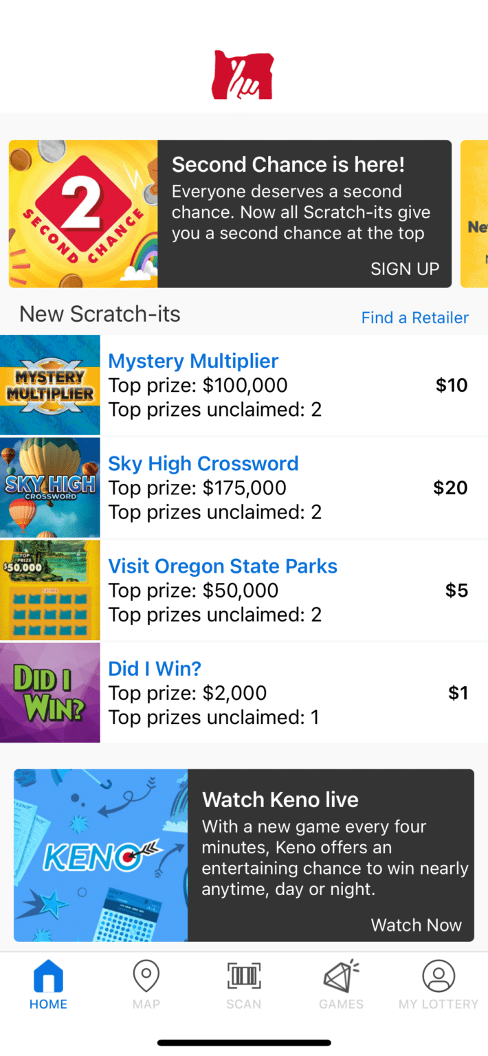 Oregon Lottery: OR State Lottery Games, Draws, And Prizes